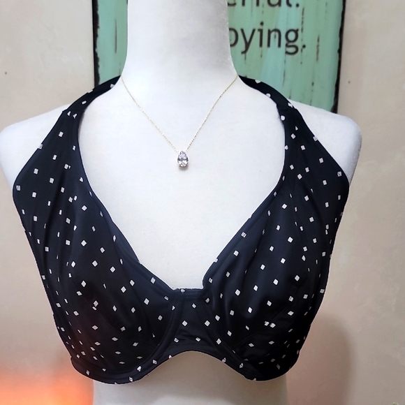 Freya | Swim | Freya Black And White Halter Bikini Top | Poshmark